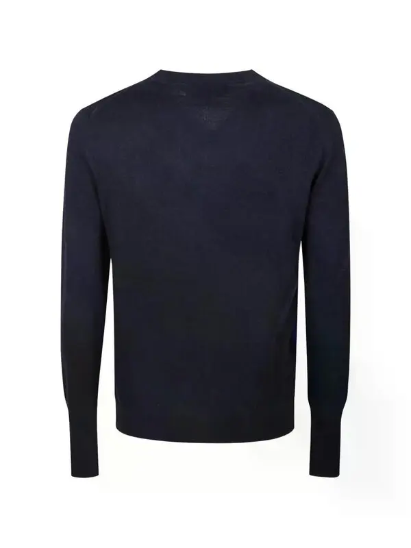 BALLANTYNE Argyle V-neck Sweater
