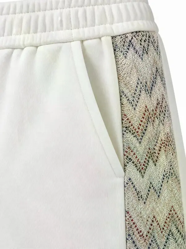 Missoni Zig Zag-knit Side-stripe Shorts