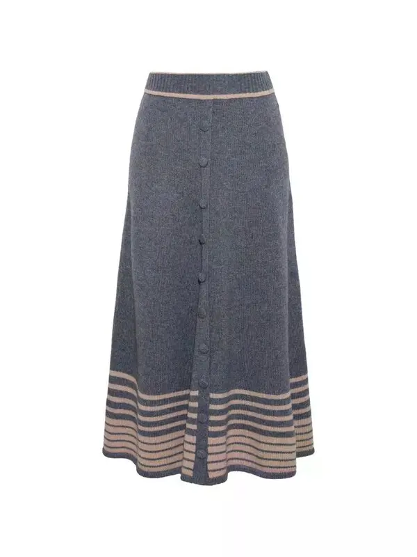 Cara Cara Camden Button-front Midi Skirt