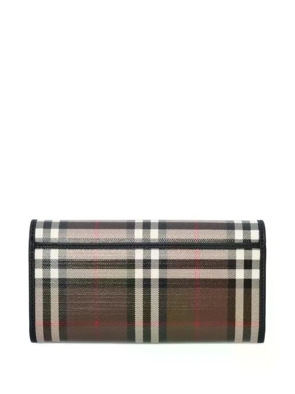 Burberry Check Continental Wallet - Brown