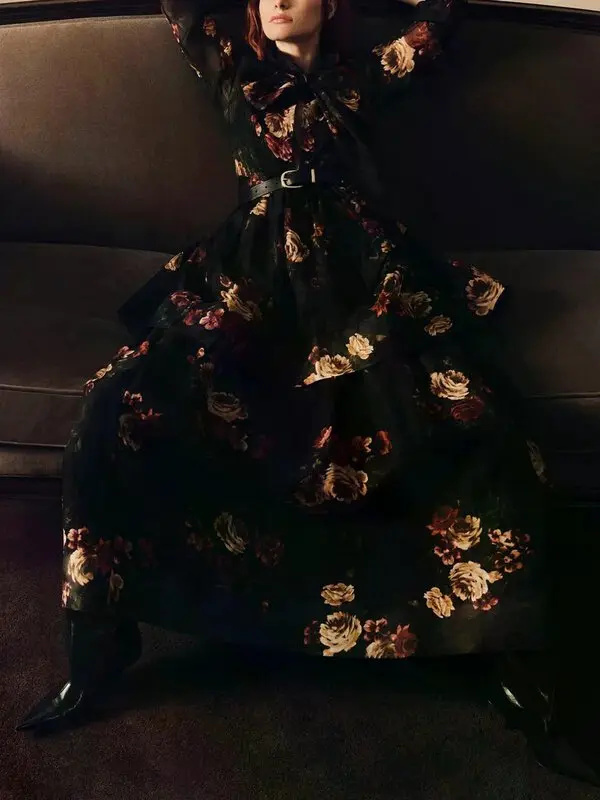 Cara Cara Sonnie Floral-print Mini Dress - Black
