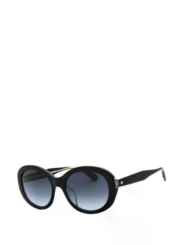 Kate Spade New York Avah Glitter-effect Oval-frame Sunglasses