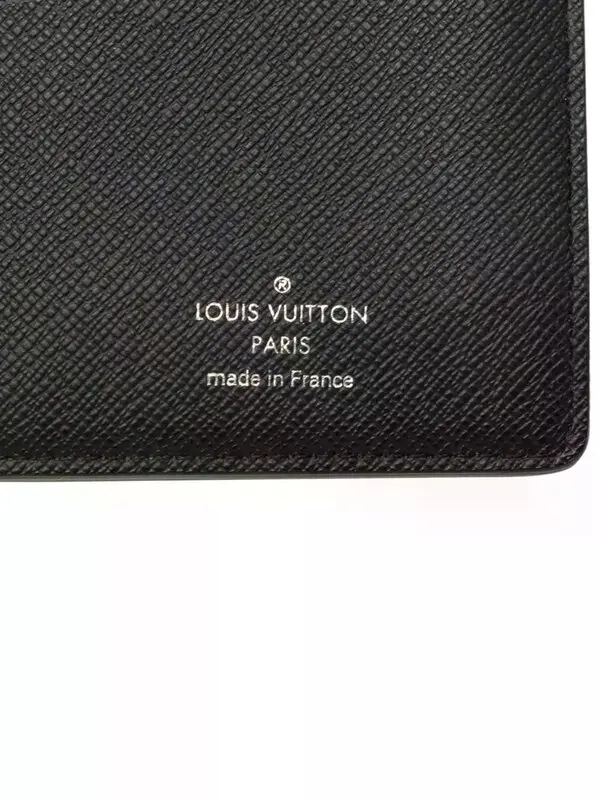 LOUIS VUITTON 2010-2026 Monogram Eclipse Brazza Long Wallet Small Wallets