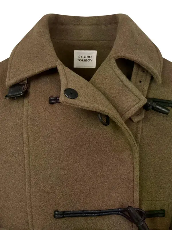 STUDIO TOMBOY Belted Toggle-fastening Coat