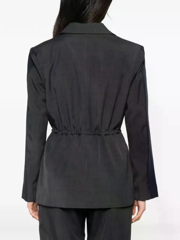 RETHINKIT STUDIOS The Sporty Drawstring-waist Notched-lapel Jacket