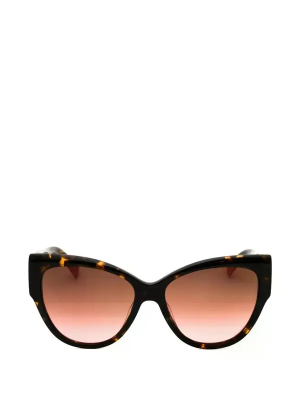 Missoni Tortoiseshell-effect Cat-eye Sunglasses