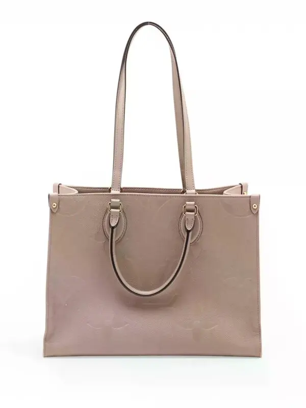 LOUIS VUITTON 2021-2026 Monogram Empreinte Onthego Mm Satchel - Neutrals