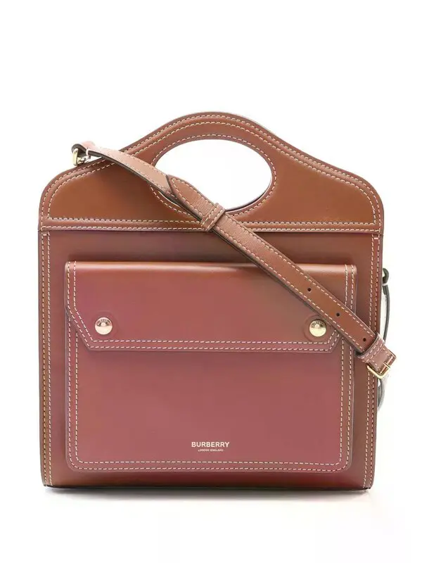 Burberry 2015-2026 Mini Calfskin Pocket Satchel