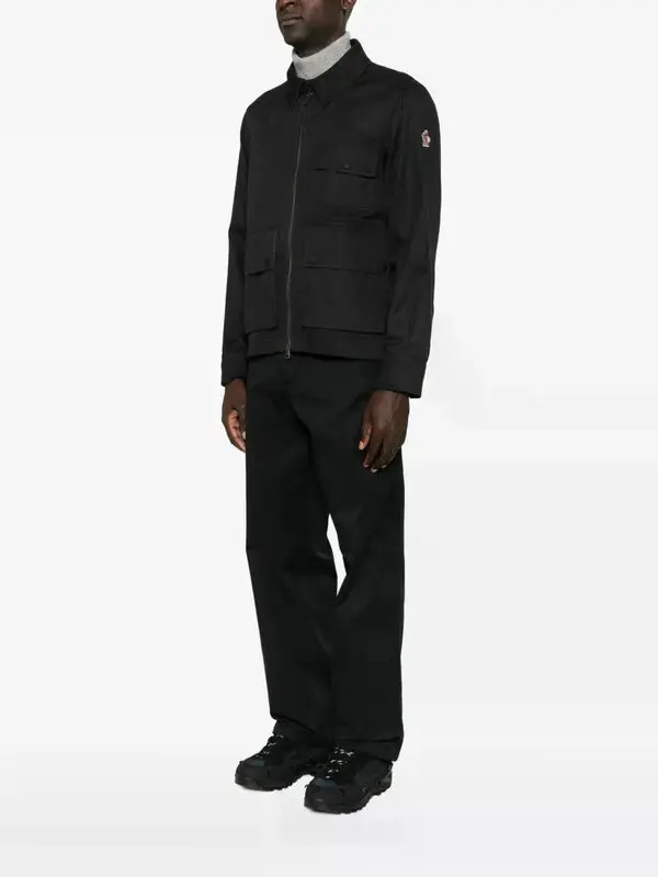 Moncler Zip-up Multi-pocket Shirt Jacket