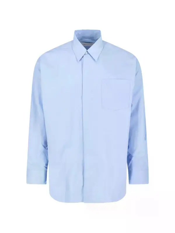 AMI Paris De Coeur Embroidered Shirt