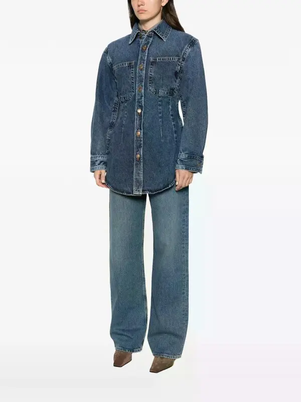 AGOLDE Wilma Panelled Denim Shirt