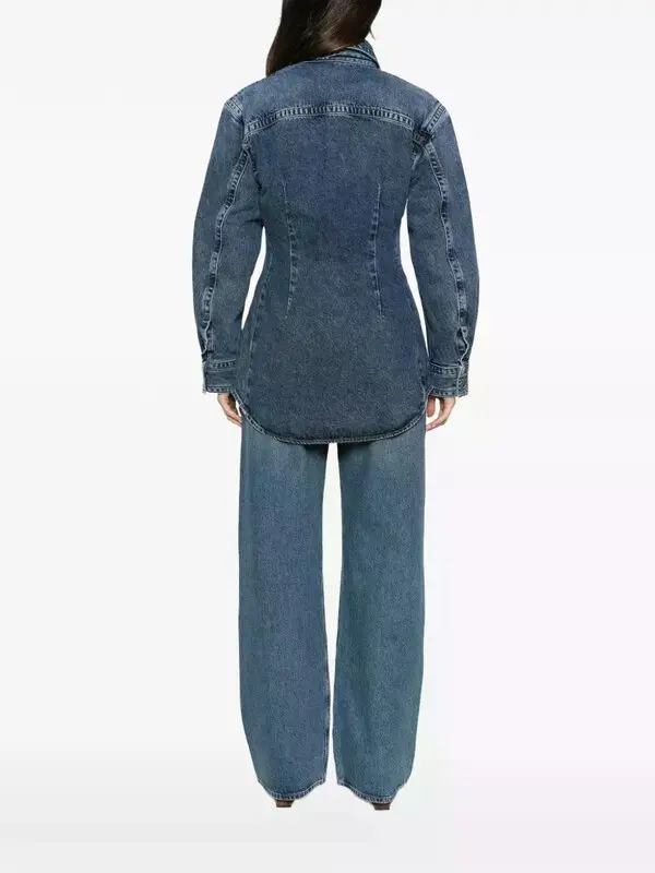 AGOLDE Wilma Panelled Denim Shirt
