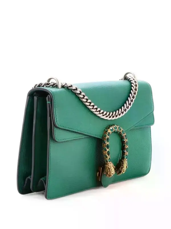 Gucci Dionysus Bag Leather Small Shoulder Bag - Green