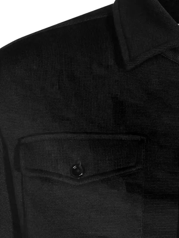 LARDINI Flap-pocket Shirt Jacket