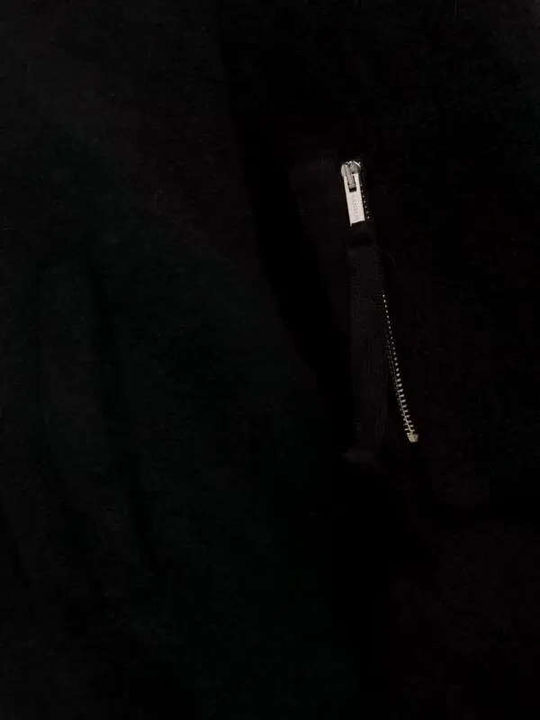 LANEUS Bouclé-knit Bomber Jacket