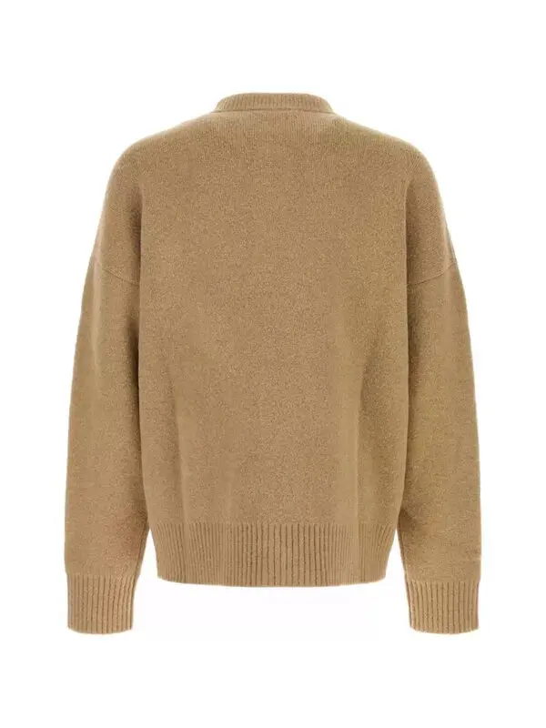 AMI Paris De Coeur Crew-neck Cardigan