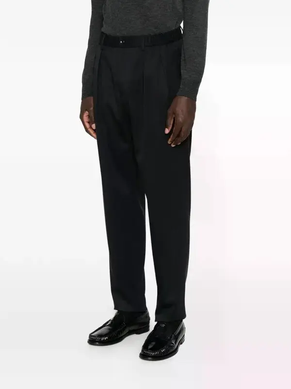 Tagliatore Pleated Twill-weave Trousers