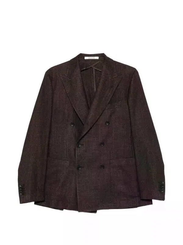 Tagliatore Double-breasted Peak-lapels Blazer