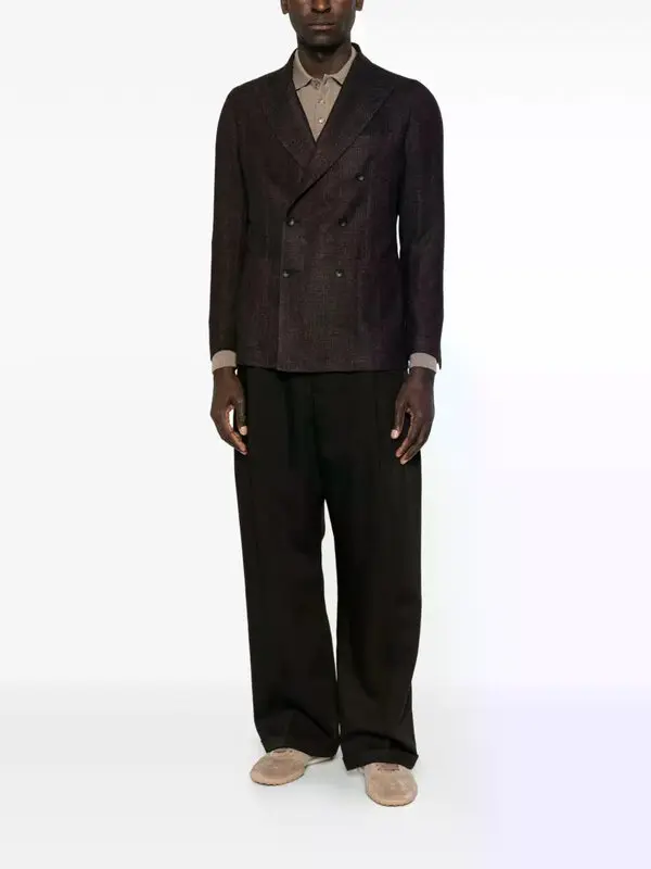 Tagliatore Double-breasted Peak-lapels Blazer
