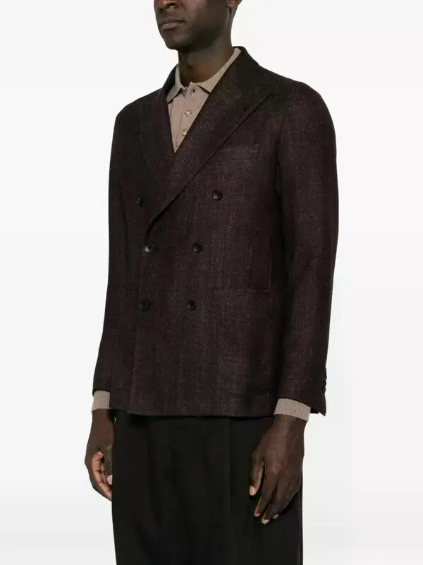 Tagliatore Double-breasted Peak-lapels Blazer