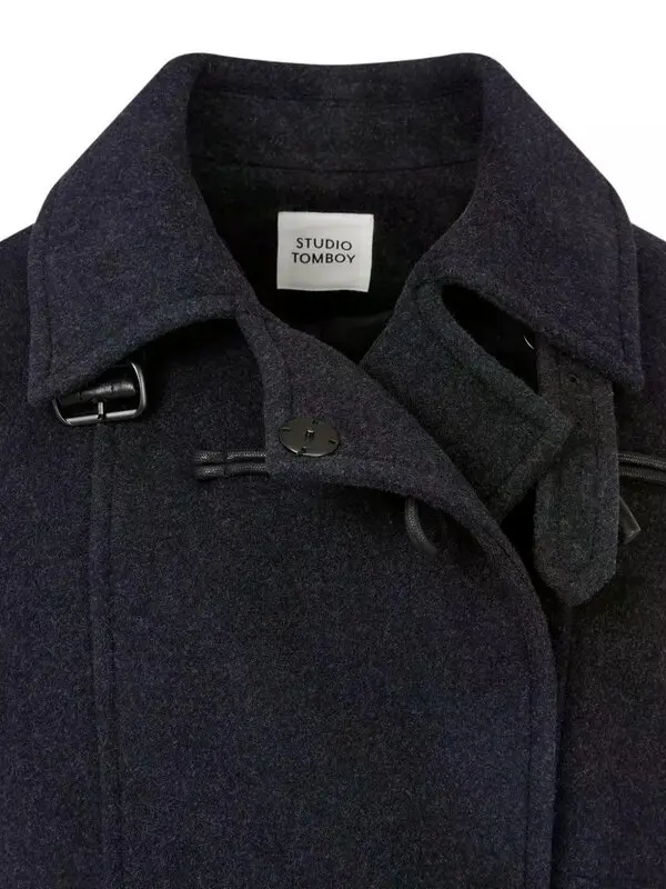 STUDIO TOMBOY Belted Toggle-fastening Coat