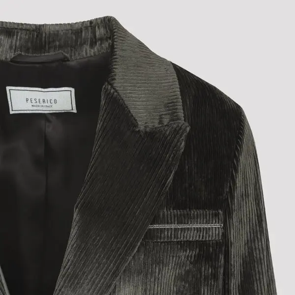 Peserico Textured Single-breasted Blazer