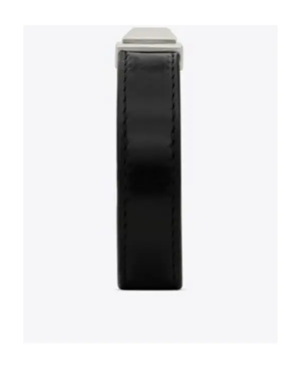 Saint Laurent Logo Engraved Stud Bracelet