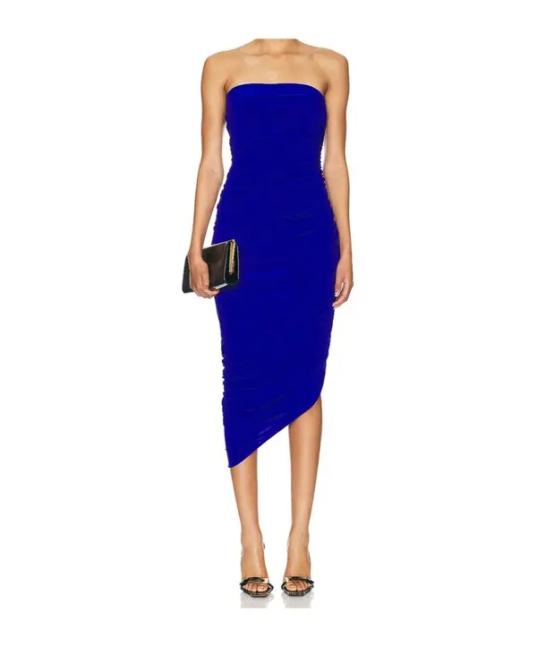 Norma Kamali One Shoulder Dress