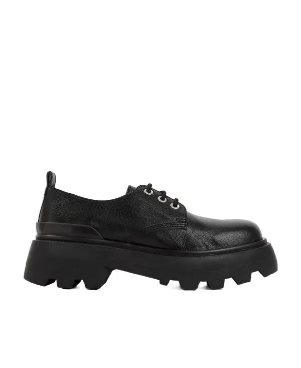 AMI Paris Round Toe Lace-up Shoes