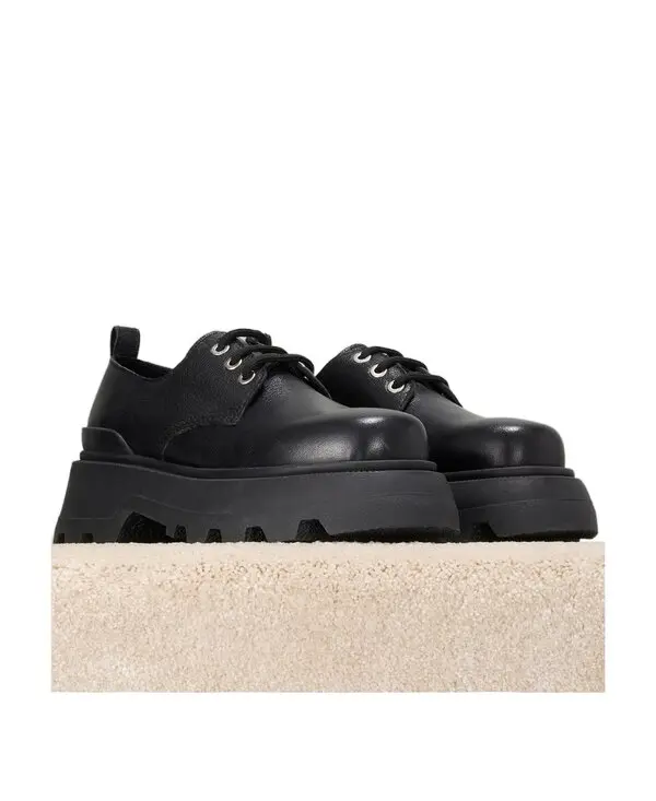 AMI Paris Round Toe Lace-up Shoes