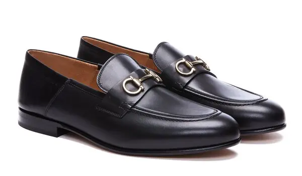FERRAGAMO Logo Loafers