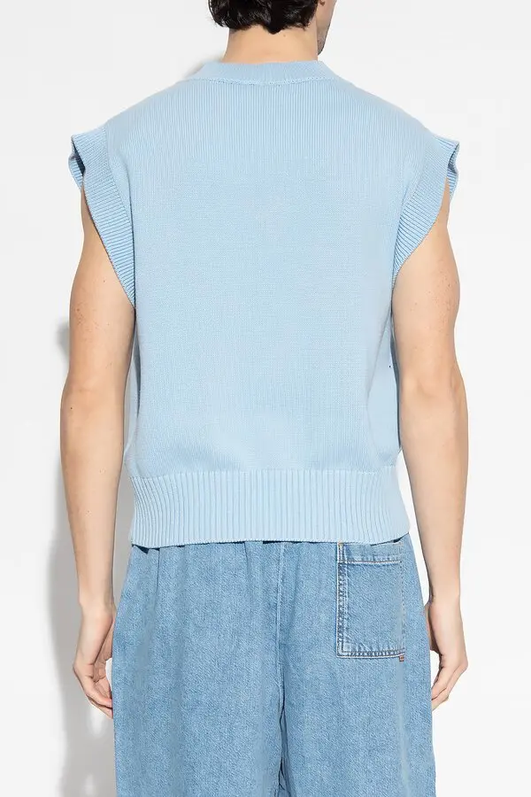 AMI Paris De Coeur V-neck Vest