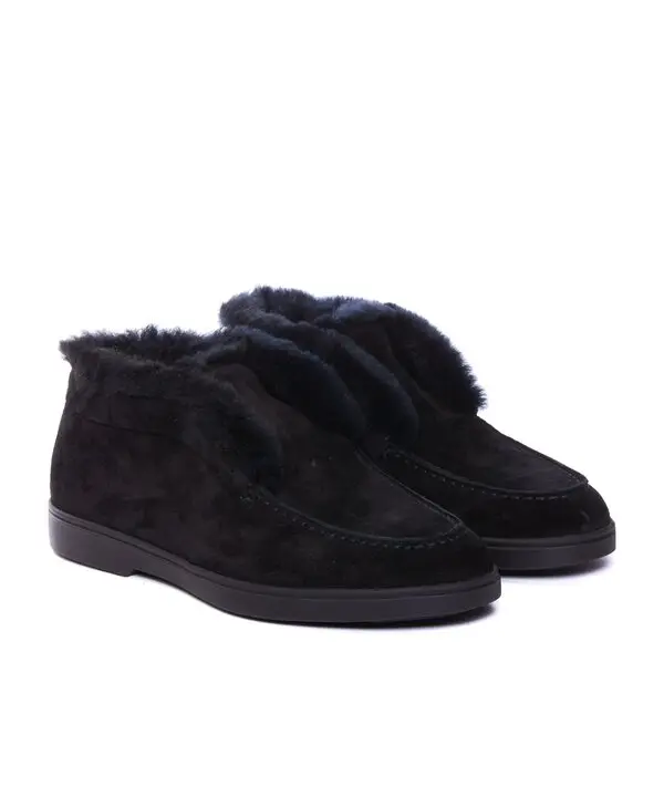 Santoni Round-head Short Boots