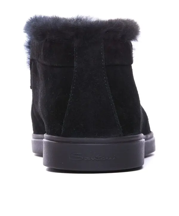 Santoni Round-head Short Boots