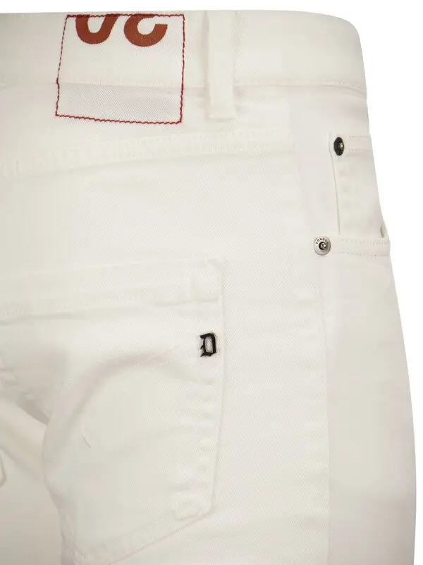 DONDUP Low-rise Slim Jeans - White