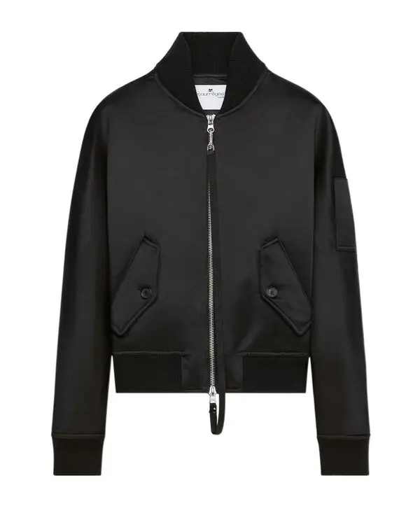 COURREGES Courrèges Scuba Satin Bomber Jacket