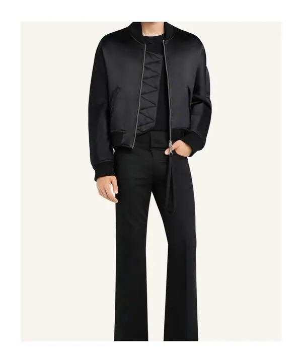 COURREGES Courrèges Scuba Satin Bomber Jacket