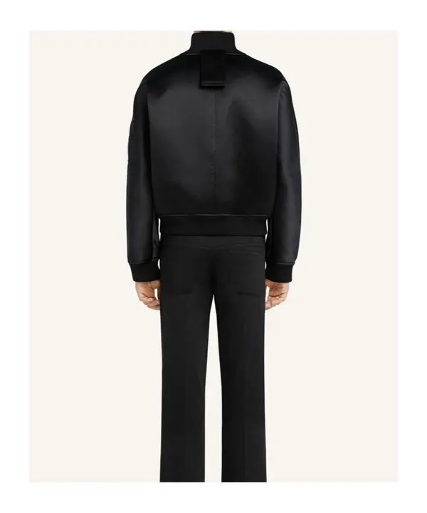 COURREGES Courrèges Scuba Satin Bomber Jacket