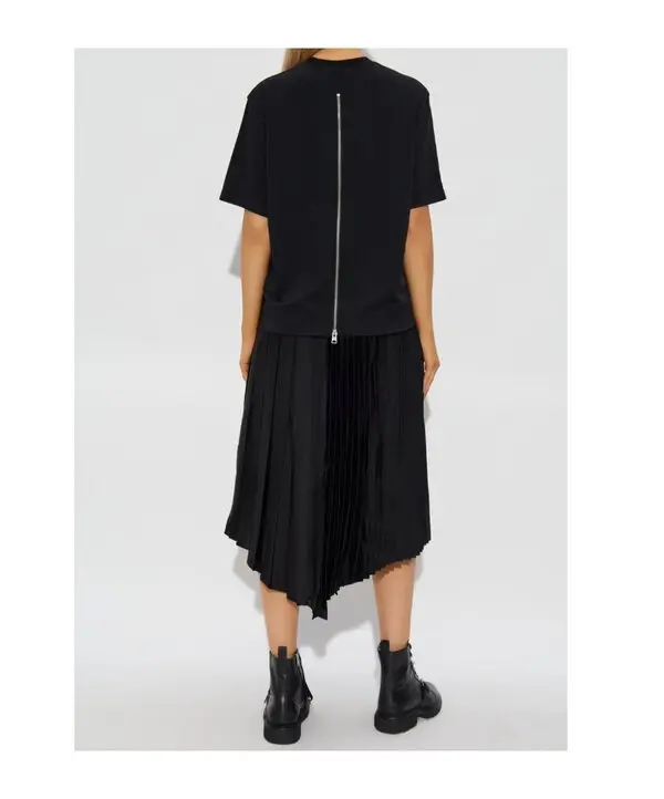 ALLSAINTS Jax Pleated Midi Dress