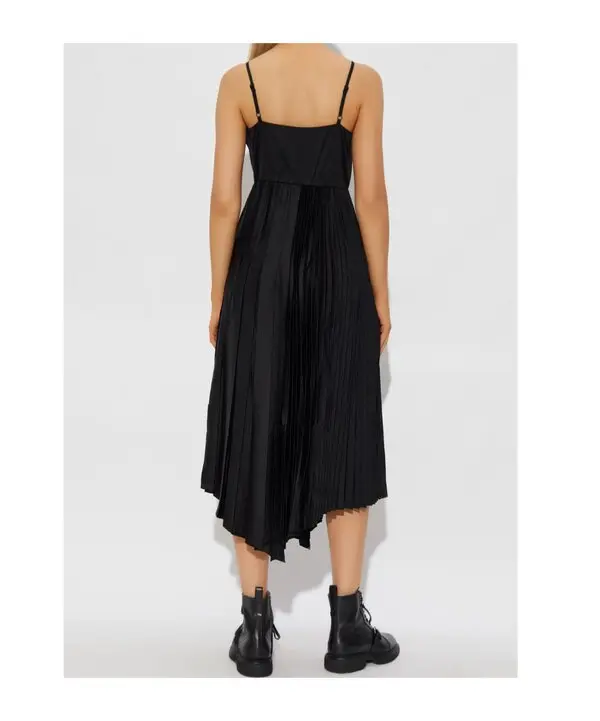 ALLSAINTS Jax Pleated Midi Dress