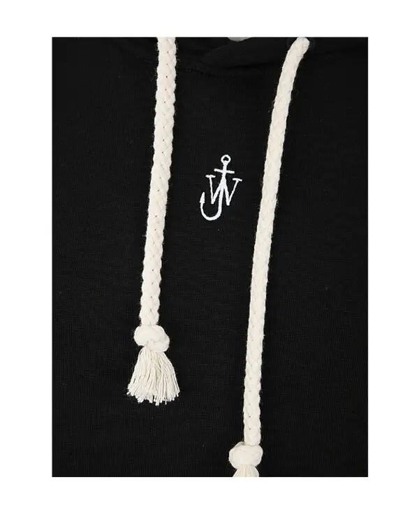 J.W.ANDERSON Jw Anderson Logo Motif Embroidered Drawstring Hoodie