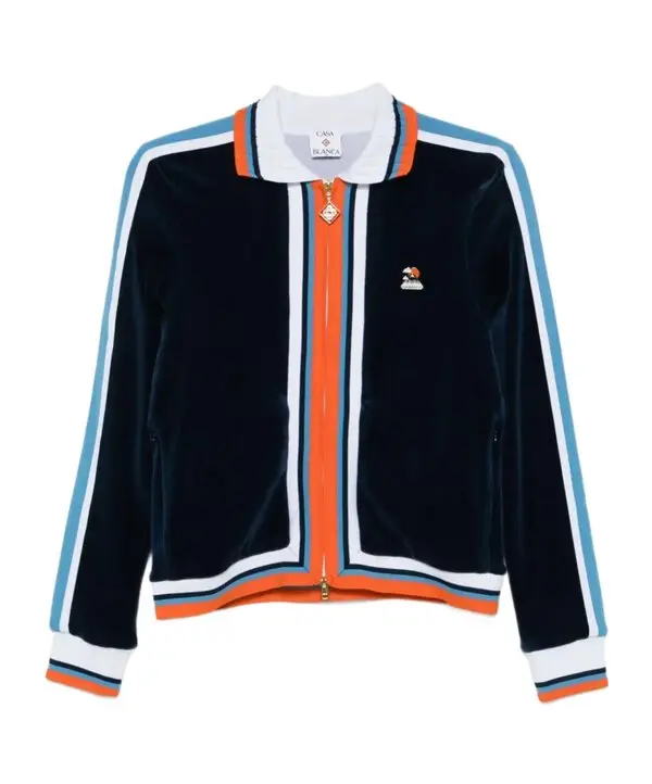 Casablanca Stripe Detail Casual Jacket