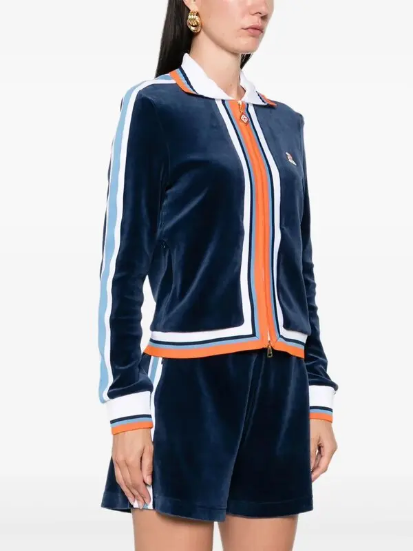 Casablanca Stripe Detail Casual Jacket