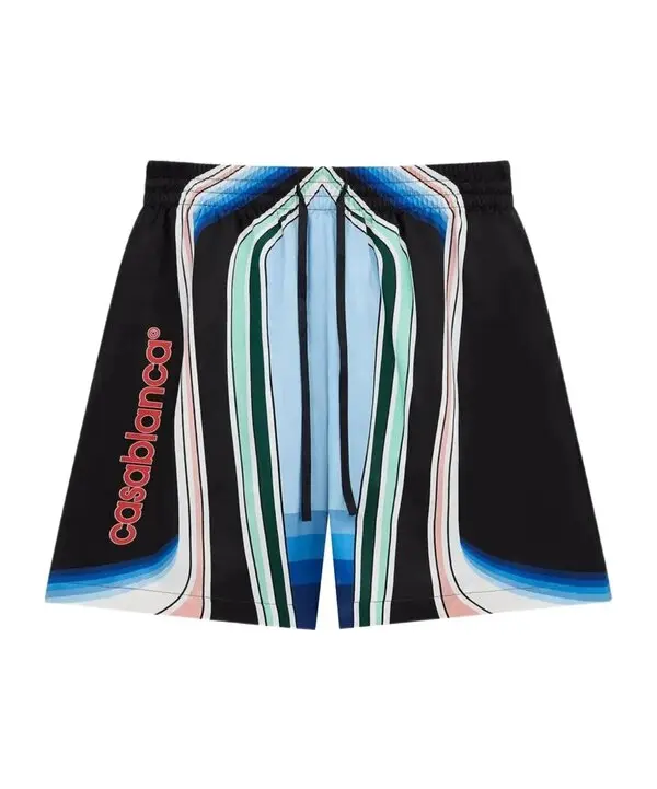 Casablanca Elastic Waist Shorts