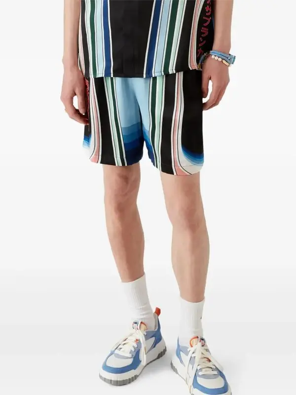 Casablanca Elastic Waist Shorts