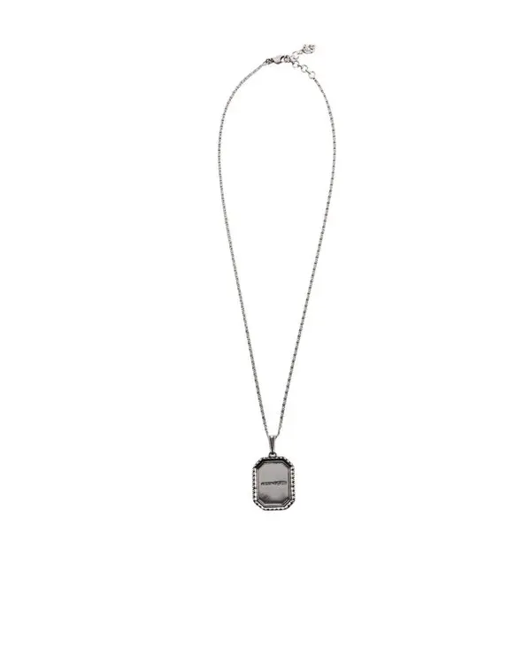 Alexander McQueen Logo Engraved Necklace