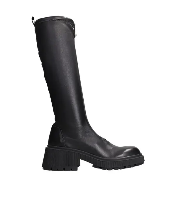 JIMMY CHOO Round Toe Zipped Boots