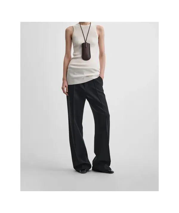 Phoebe Philo Ribbed Vest - Beige