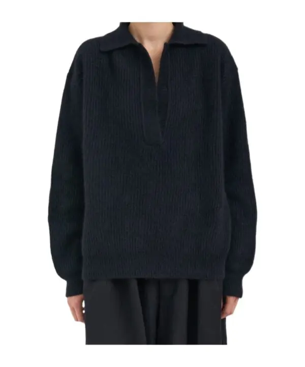 UMA WANG Long-sleeved Sweater - Black
