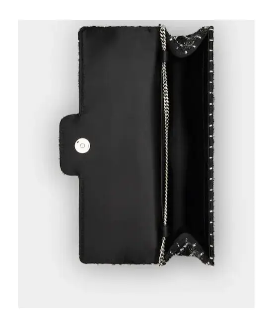 ROGER VIVIER Flower Strass Clutch Bag